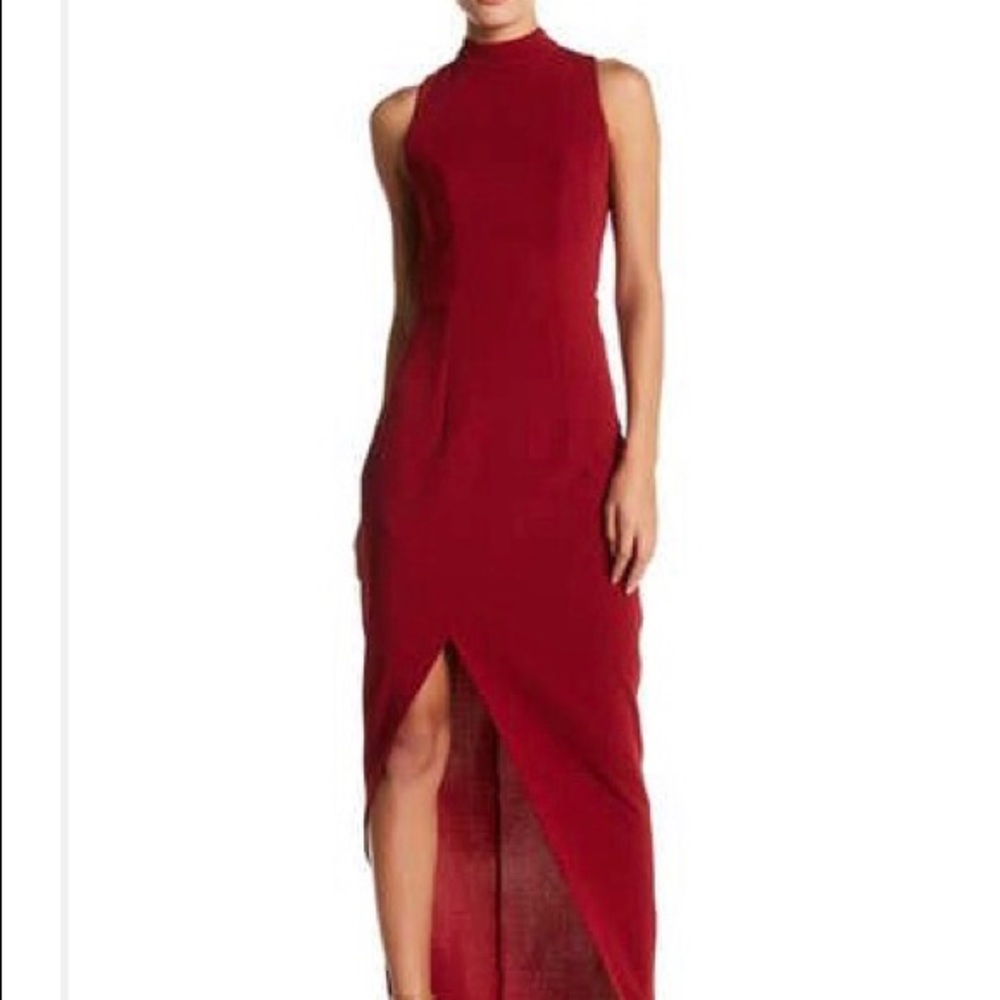 Red/Maroon Floor Length Dress - Gem